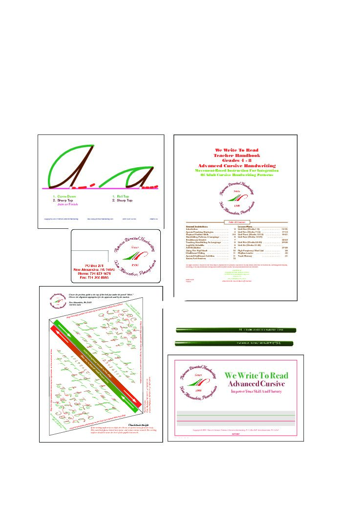 The Write Way Classroom Kit Grade 5-8 - Peterson Directed Handwriting