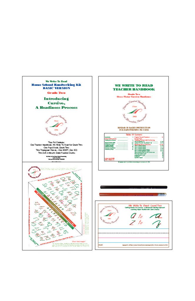 Online Store for Peterson Directed Handwriting Products. Learn Cursive.