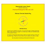 Reproducible Lesson Sheets Preschool & Kindergarten – Peterson Handwriting