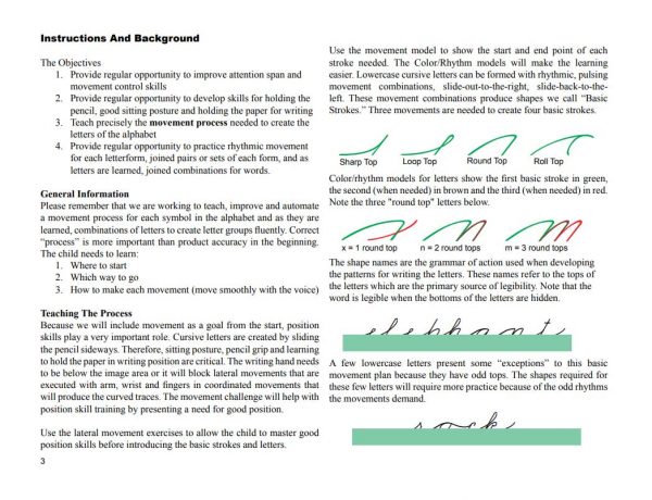 E-Workbook – Cursive Step 2 Building License – Peterson Handwriting