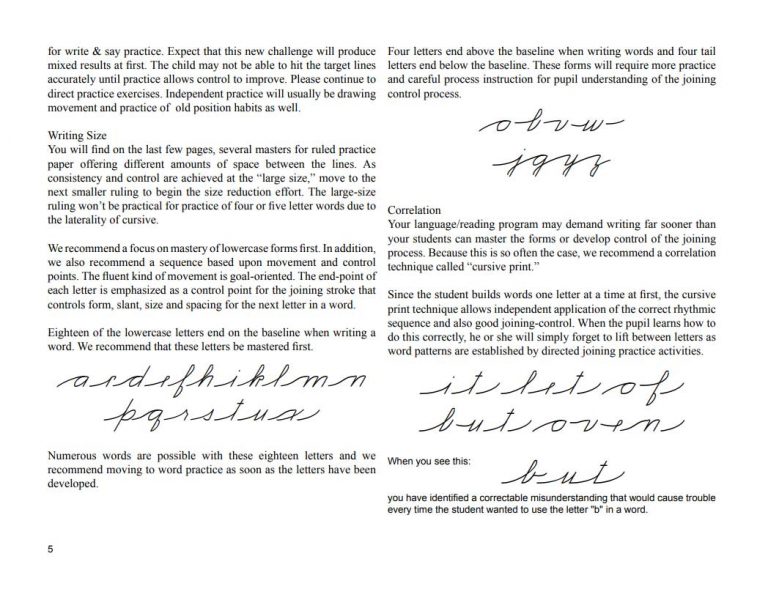 E-Workbook – Cursive Step 4 Building License – Peterson Handwriting